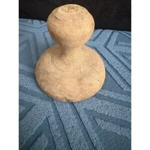 Accents | Antique Primitive Wooden Butter Stamp Hand Carved Pinecone ...